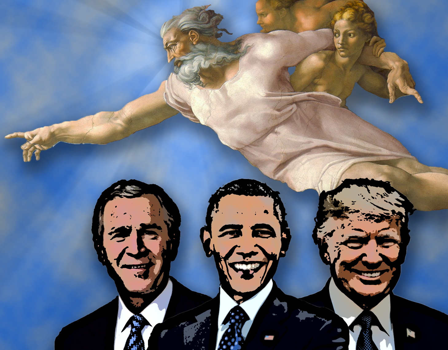 Bestas Quadradas — Three American Presidents interviewed by God